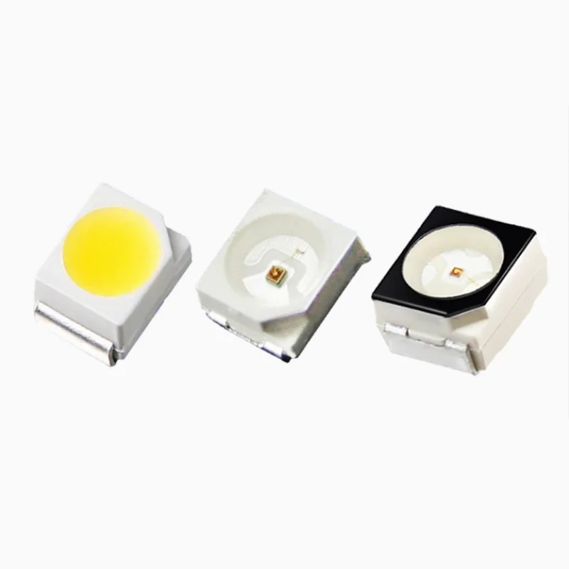 500Pcs SMD LED 3528 Red Blue Green White Yellow RGB LED Lamp Beads Size ...