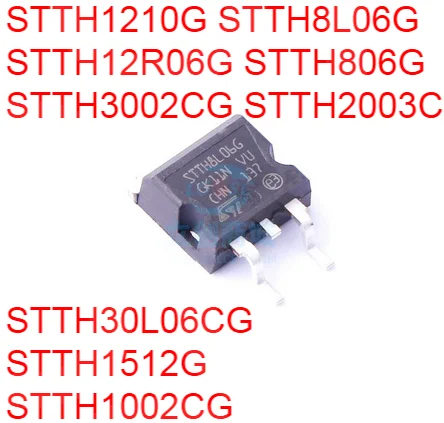 10-piezas-STTH1210G-STTH8L06G-STTH12R06G-STTH806G-STTH3002CG-STTH2003CG ...