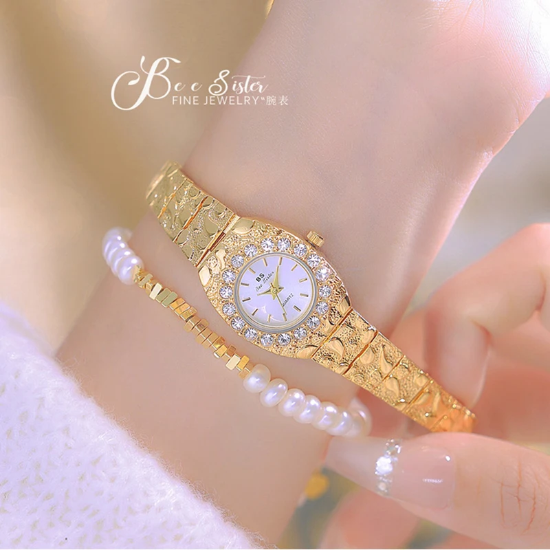 BS-Brand-Luxury-Fashion-Women-Gold-Watch-Crystal-Diamond-Small-Clock ...