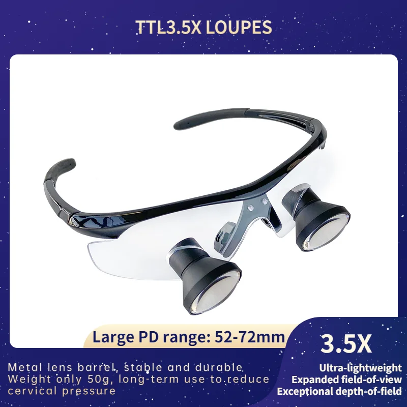 IPD Customized TTL3.5X Loupes Through The Lens Dental Surgery Operation ...