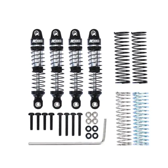 4PCS Aluminum Shocks Absorbers Damper for TRX4M TRX4-M 1/18 RC Crawler Car Upgrades Parts #9764