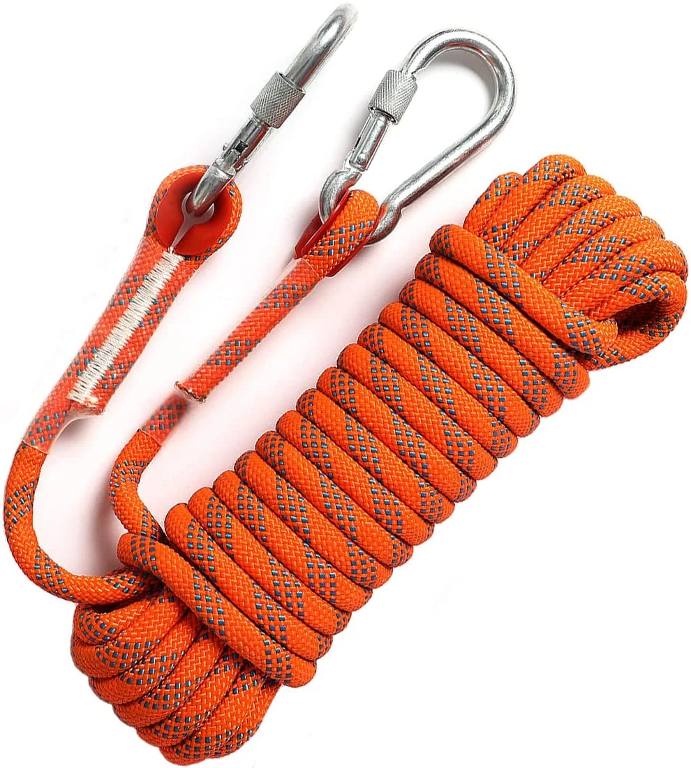 10mm Outdoor Climbing Rope Static Rock Climbing Rope, Tree Climbing ...