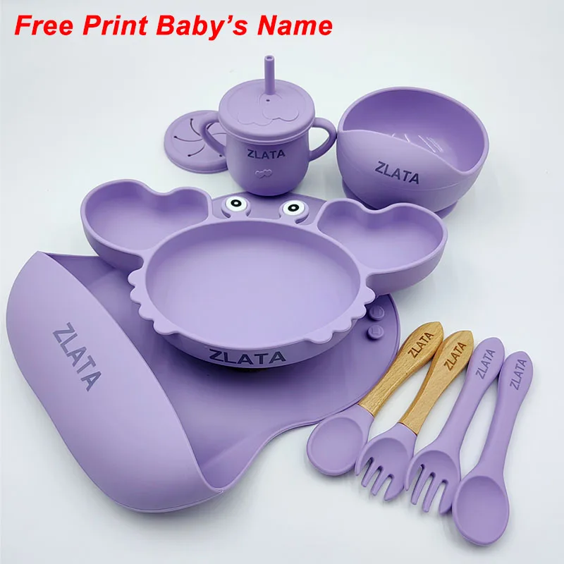 Personalized Name Baby's Name Feeding Set For Kids | Parenting & Baby Hub