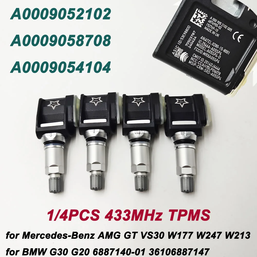TPMS-CLS-W177-A0009052102-A0009054104-A0009058708-A0009052202 ...