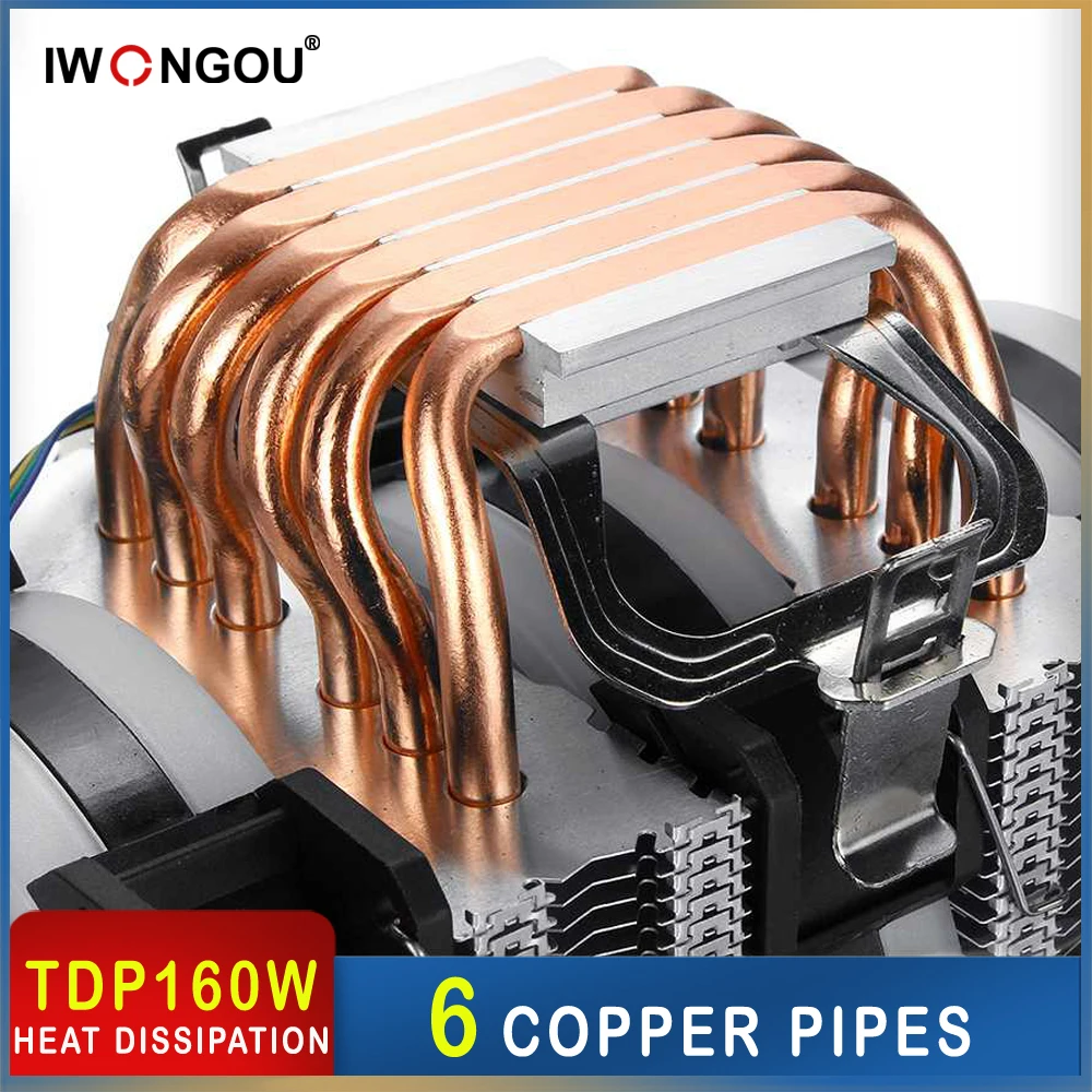 IWONGOU-Cpu-Cooler-2011-6-Heat-Pipes-Cpu-Heatsink-Fan-for-Lga-2011-V3 ...