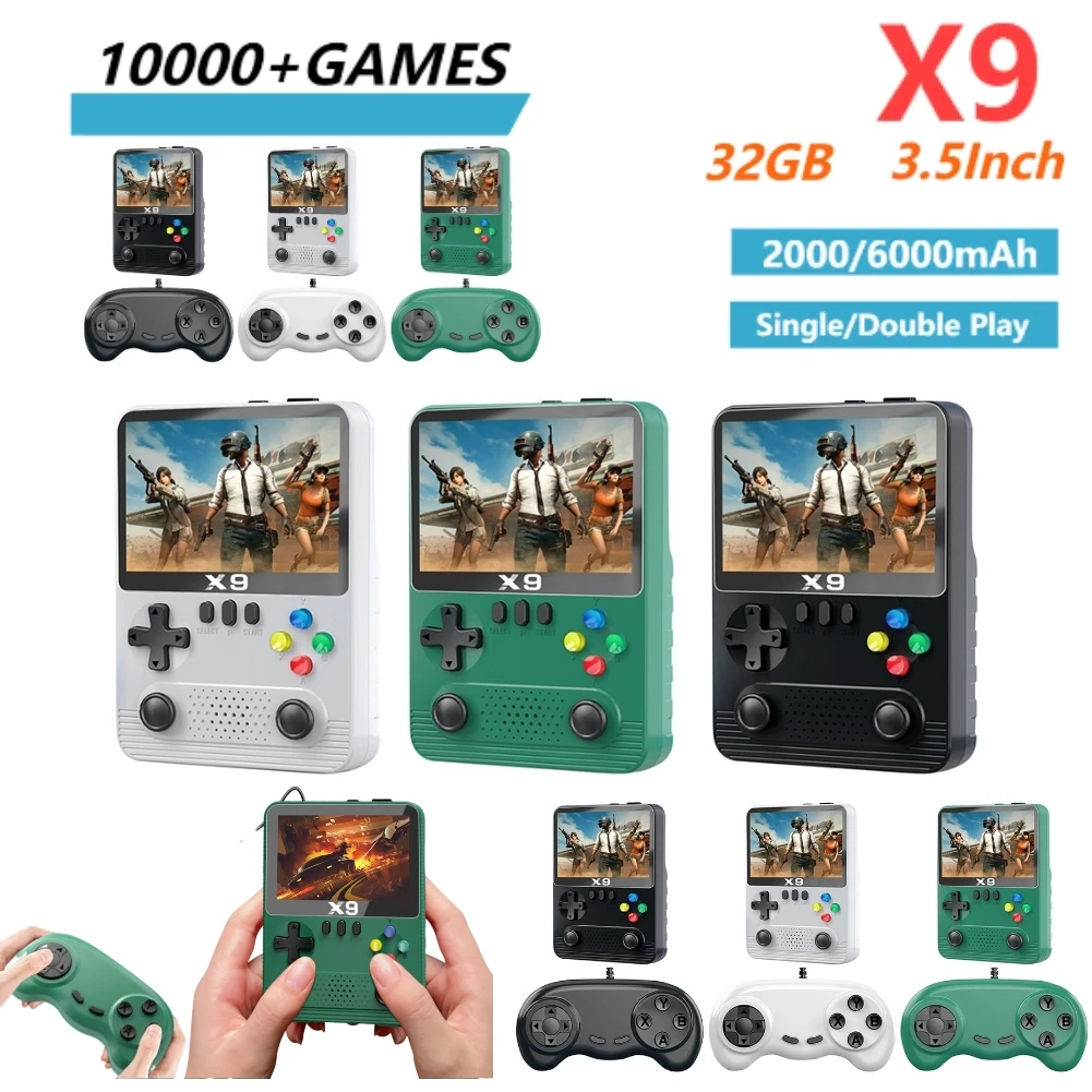 X9-Handheld-Game-Console-2000mAh-6000mAh-3-5in-IPS-Screen-Retro-Video ...