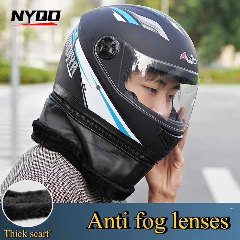 Motorcycle-Riding-Full-Coverage-Helmet-Head-Anti-Fall-Protection-Winter ...