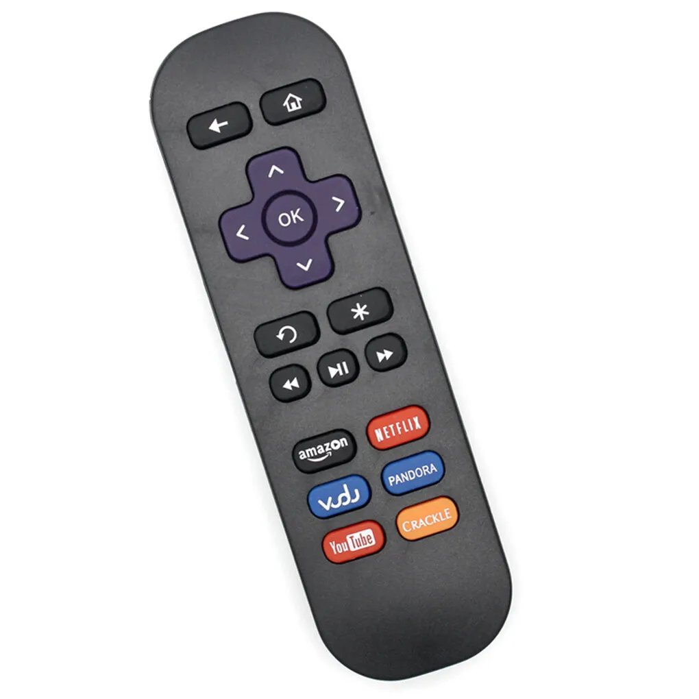Replacement-for-ROKU-BOX-TV-Remote-Control-6-Channel-Shortcuts-Battery ...