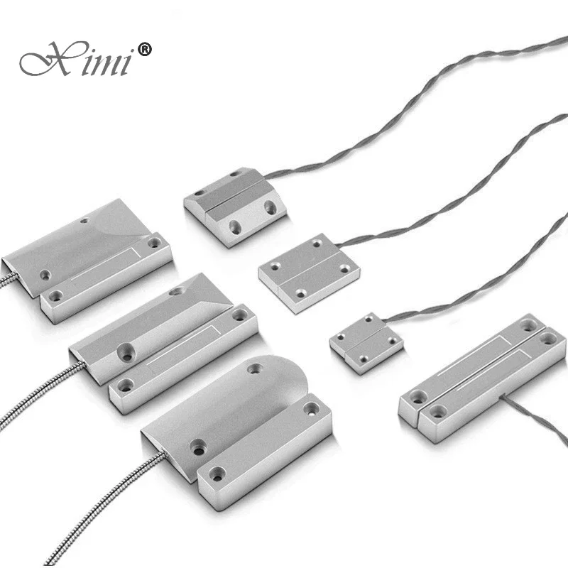 NC-Door-Sensor-Metal-Wired-Roller-Shutter-Door-Magnetic-Contact-Reed ...