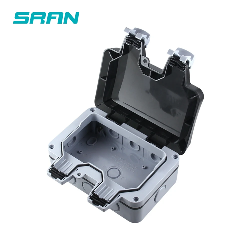 Ip66 Weatherproof Waterproof Outdoor Wall Power Socket 16a Double Eu ...