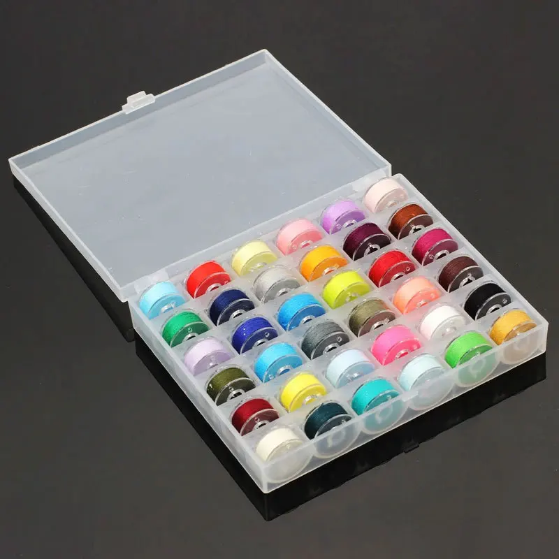 36-Colours-High-Quality-Sewing-Thread-Boxed-Bobbin-Set-Suitable-for ...