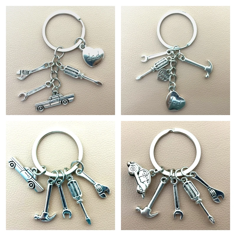Fashion-dad-mechanic-Keychain-Father-s-Day-gift-car-enthusiasts-tools ...
