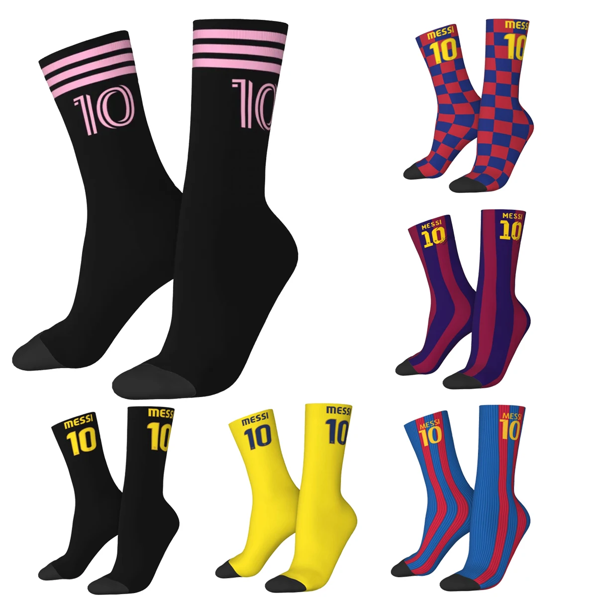 Cool-Messied-Miami-Sports-Soccer-Socks-Merch-Messis-Football-Socks ...