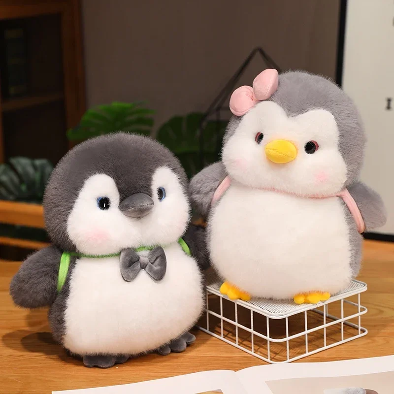 Cartoon-Penguin-Plush-Toys-Lovely-Couple-Penguin-Pillow-Stuffed-Soft ...