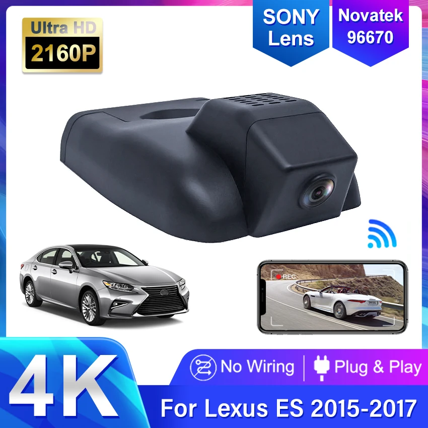 4K 2160P Car DVR Plug and Play Dash Cam Camera UHD Night Vision WiFi ...