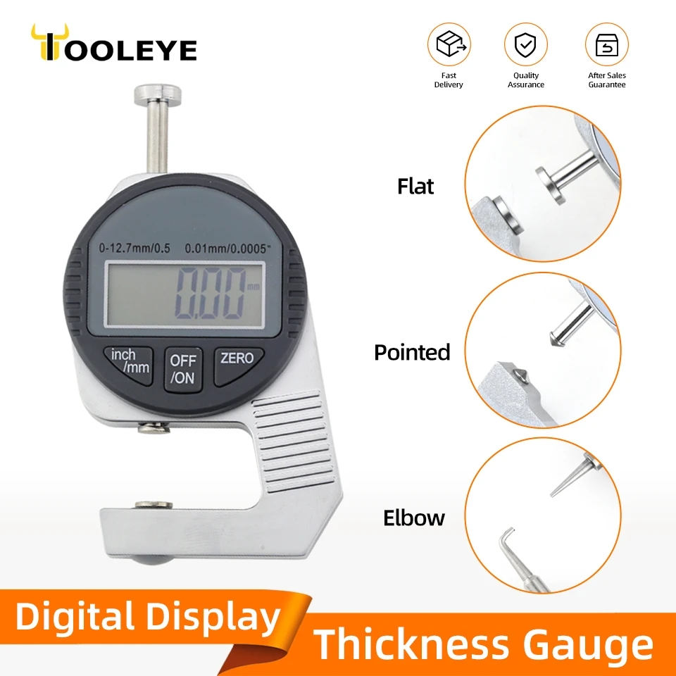 Digital Thickness Gauge Measuring Tools Electronic Thickness Meter ...