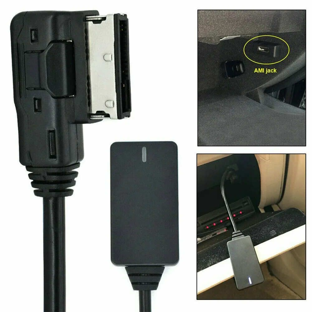 AUX-Audio-Cable-Adapter-For-Audi-AMI-MDI-MMI-5-0-Music-Interface-Car ...