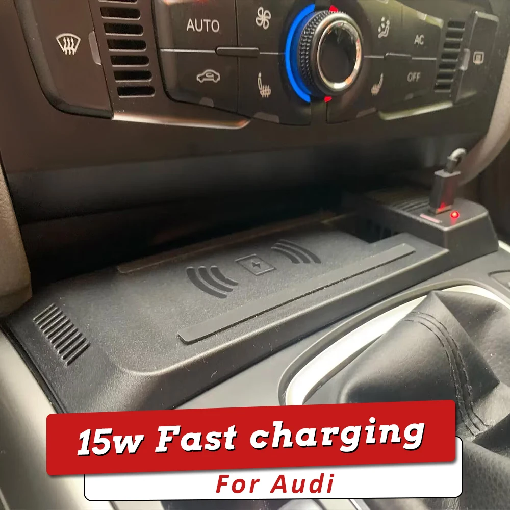 Car wireless charger For Audi A4 B8 B9 A4 Allroad A5 S5 RS5 SQ5 Q5 ...