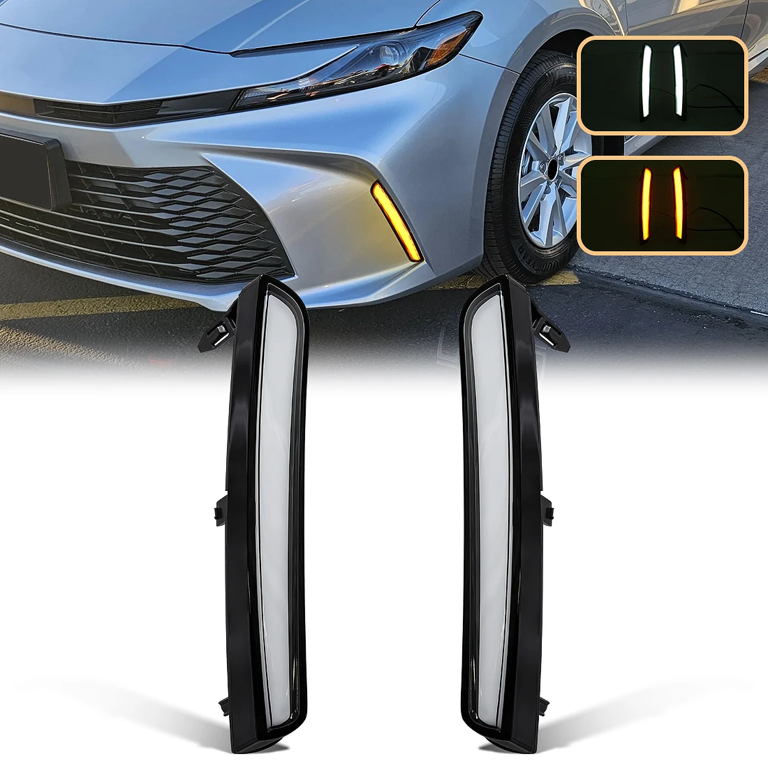 For Toyota Camry 2024 2025 9 Generation LED Daytime Running Lights DRL ...