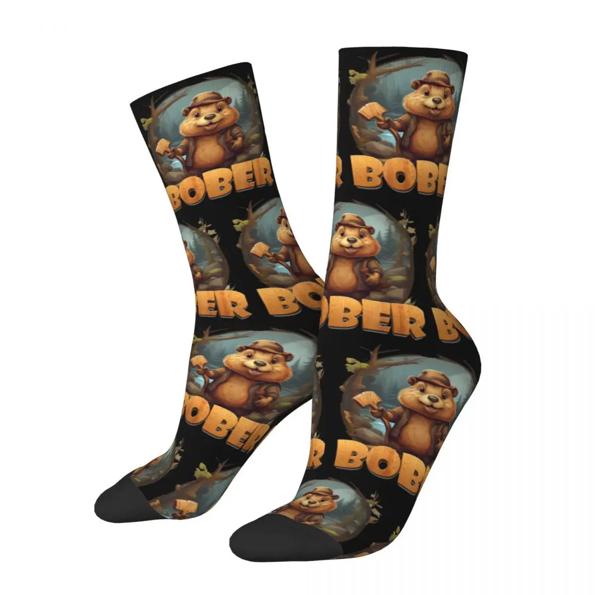 Funny-Bober-Beaver-Merchandise-Men-Women-Socks-Flexible-Kurwa-Bobr-Meme ...