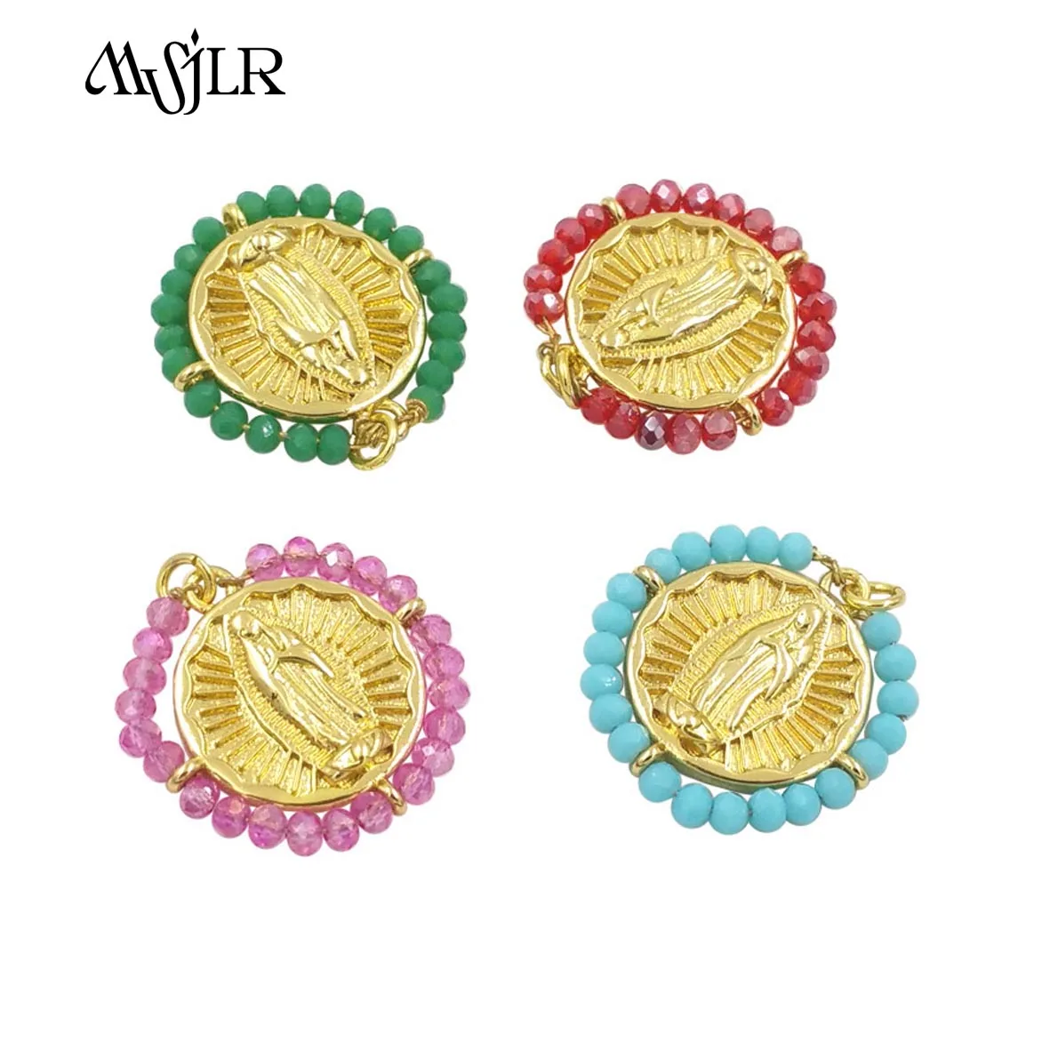 MVP-084-2024-Religion-Retro-Style-Virgin-Marry-Printing-Design-Pendant-Accessory-Colorful-Bead ...