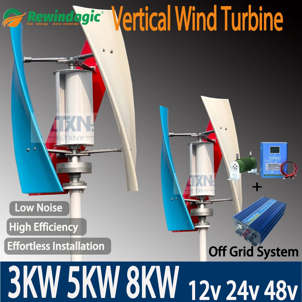 Free-Energy-Low-Noise-3KW-5KW-8KW-24V-48V-Vertical-Wind-Turbine ...