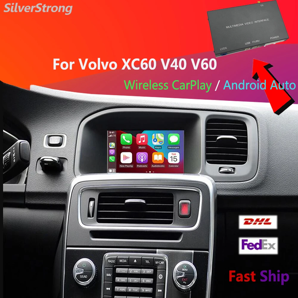 Wireless-Carplay-v90-V60-Android-Auto-For-VOLVO-XC60-XC90-S90-V40-V70 ...