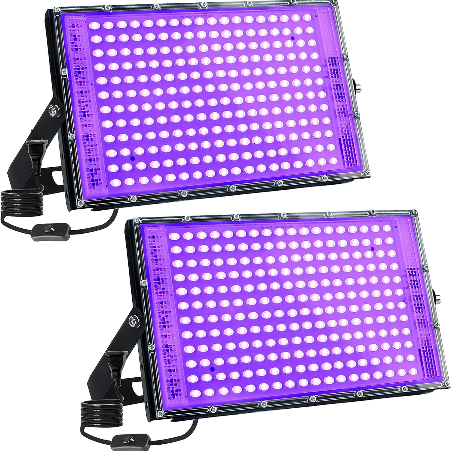 2-Pack-300W-LED-UV-Black-Light-395nm-Floodlight-Waterproof-Ultraviolet ...