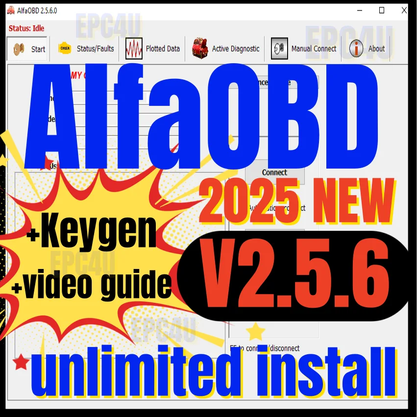 2025 AlfaOBD v 2.5.7 For Windows Full Licensed - Diagnosis Alfa Fiat ...