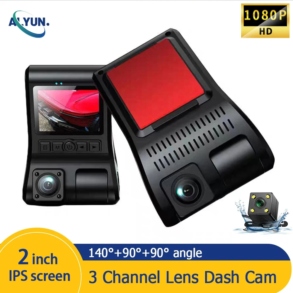 3Channel-Lens-Car-DVR-Full-HD-1080P-Dash-Cam-Inside-Rear-Riew-Video ...