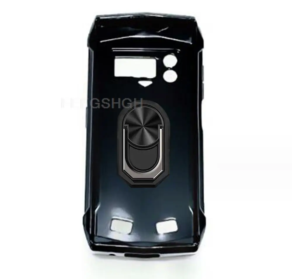 For Doogee Smini S Mini 4.5" 2023 Back Finger Ring Soft TPU Silicone ...