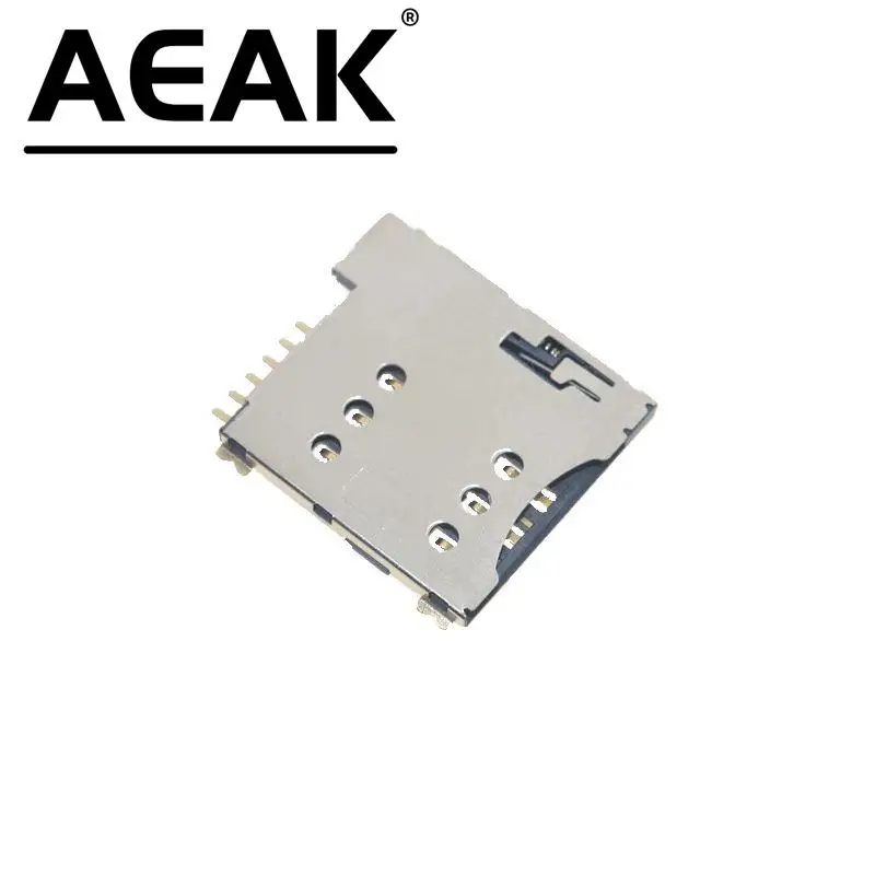 Self push SIM card slot Micro SIM Memory card Holder adapter connect ...