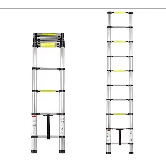 Escalera-telesc-pica-de-aluminio-de-4-4-M-de-metal-est-ndar-de-color ...
