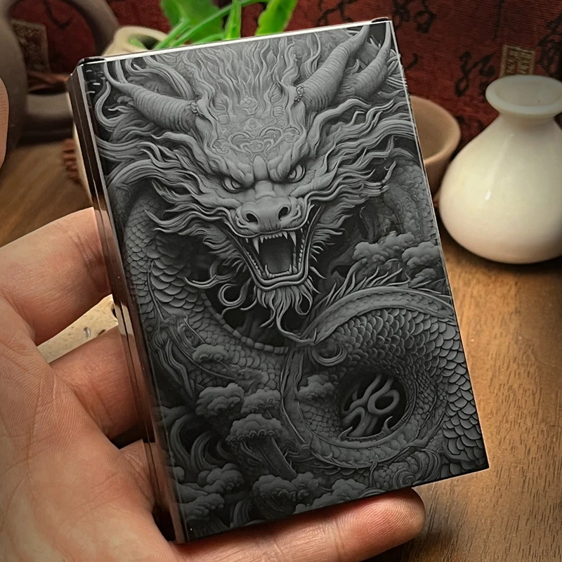 Black-Cool-Chinese-Dragon-Cigarette-Box-Fashion-Luxury-Aluminum-Alloy ...