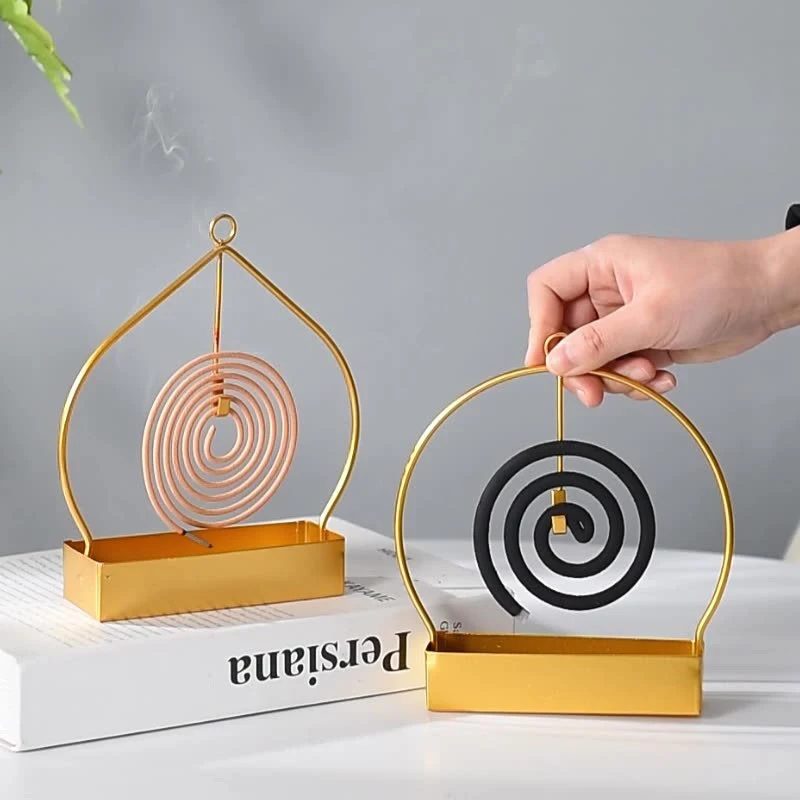 Iron-Mosquito-Coil-Holder-Incense-Holders-Coil-Incense-Burner-Frame ...
