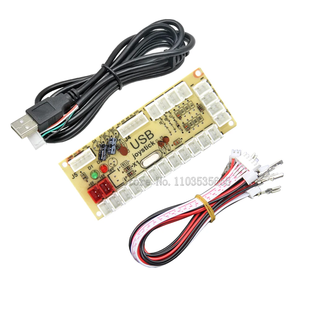 Arcade-Zero-Delay-USB-Board-Joystick-Controller-For-PC-Raspberry-Pi ...