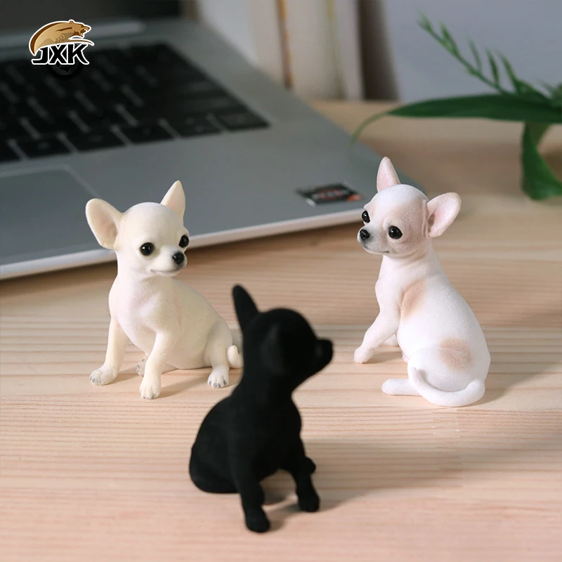 Mr.z Resin Pvc Miniature Animal Model Chihuahua Cute Puppy Pet Dog ...