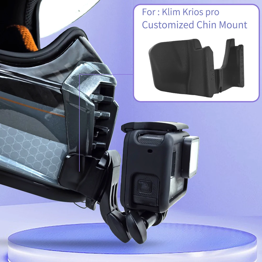 TUYU-Customized-CNC-Aluminium-Klim-krios-pro-Helmet-Chin-Mount-for ...