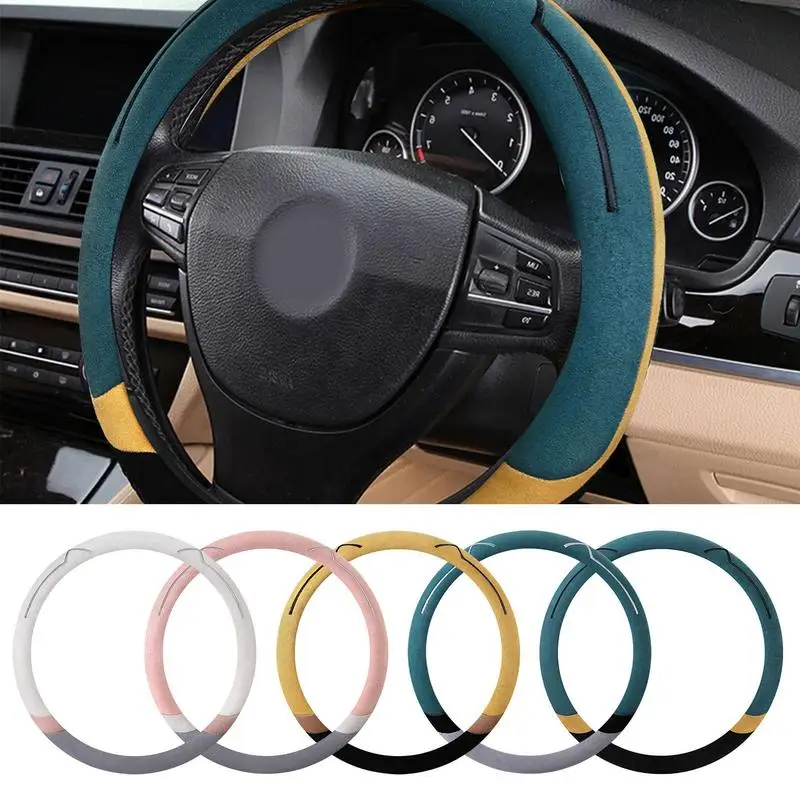 Funda Universal para volante de coche, cubierta de felpa súper suave ...