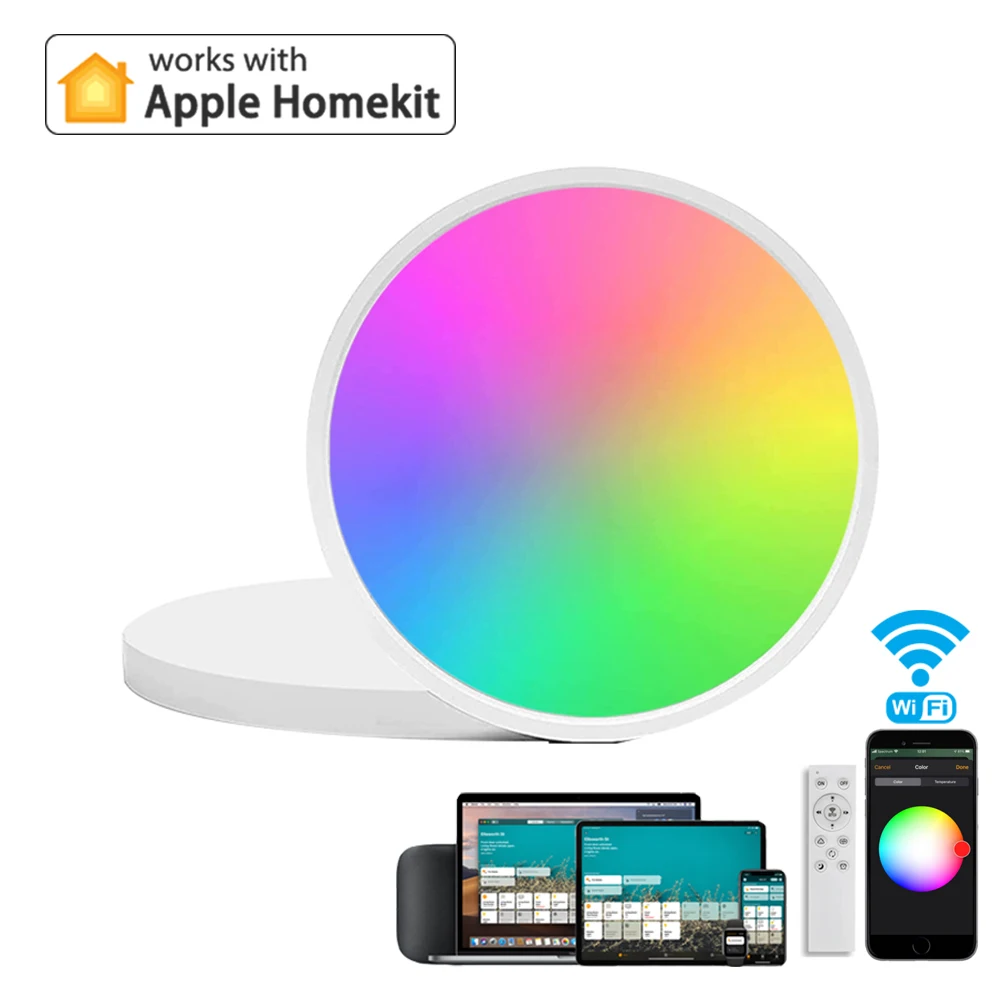 HomeKit-Smart-Light-WiFi-Ceiling-Light-LED-90-255V-Alexa-Google ...