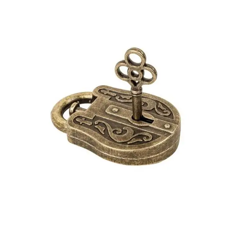 Iq Metal Lock Key Puzzle Zinc Alloy Magic Brain Teaser Game For Adults ...
