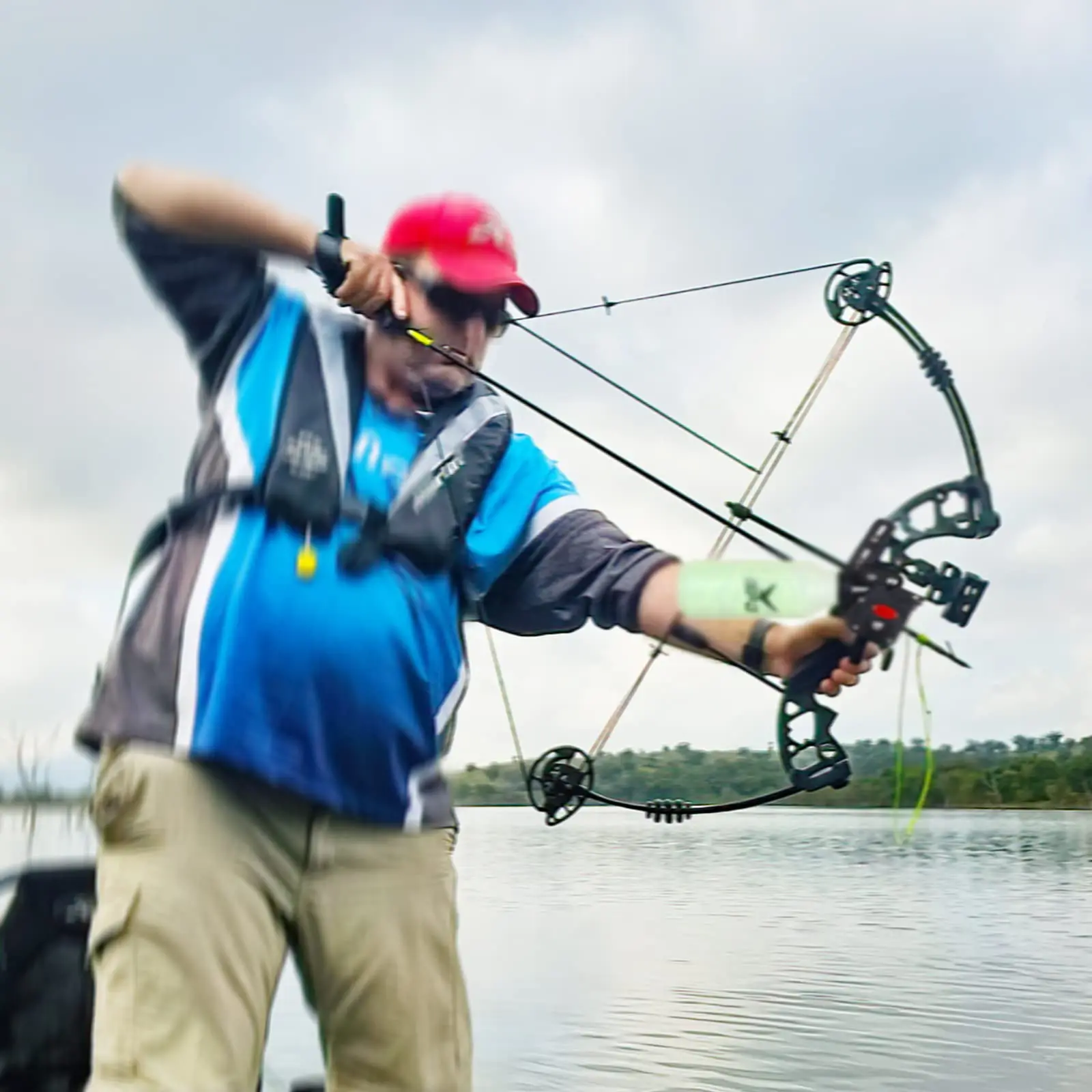 Bowfishing Reel Set Up With