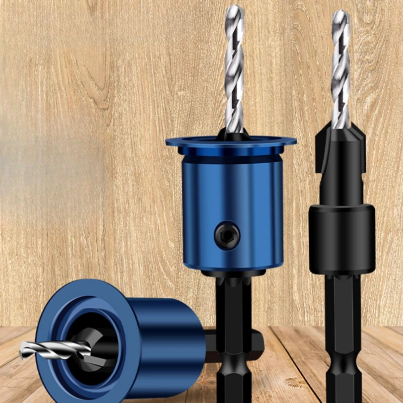 1pc Shank Drill Bit Core Limiter Countersink Drills Router Bit ...