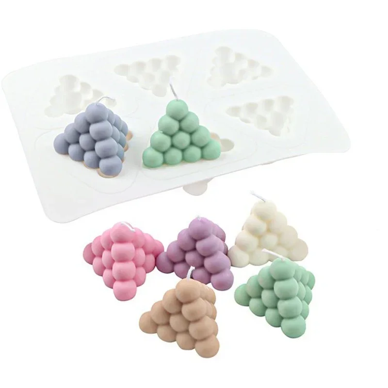 6pcs-Egyptian-Pyramid-Silicone-Candle-Mold-3D-Pyramid-Cube-Chocolate ...