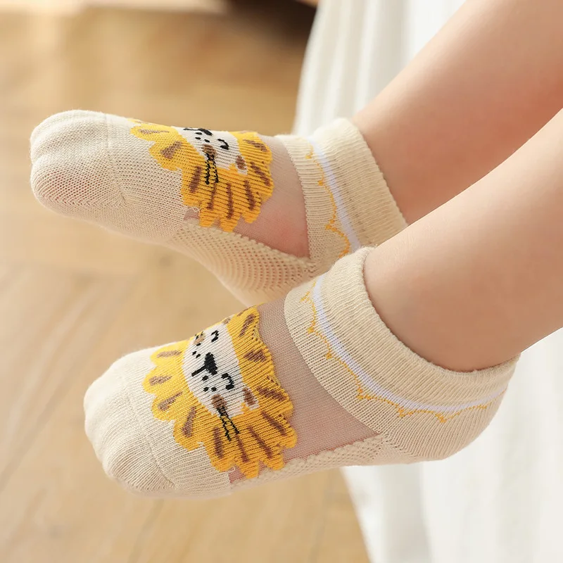 5 Pairs/lot Kids Summer Socks Newborn Children Socks Infant Cotton Boys ...