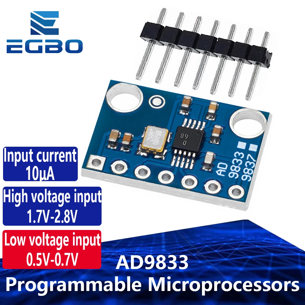 ‌AD9833 DDS Signal Generator Module | SPI-Controlled Sine/Square Wave ...