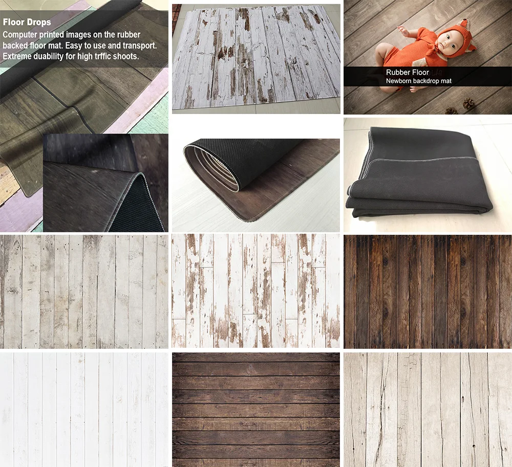 Mehofond-Rubber-Floor-Photo-Background-Custom-Printed-Vintage-Wood ...