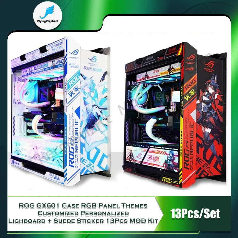 GX601-ROG-Strix-Helios-Case-RGB-Glow-Panels-Laser-Printed-Anime-theme ...
