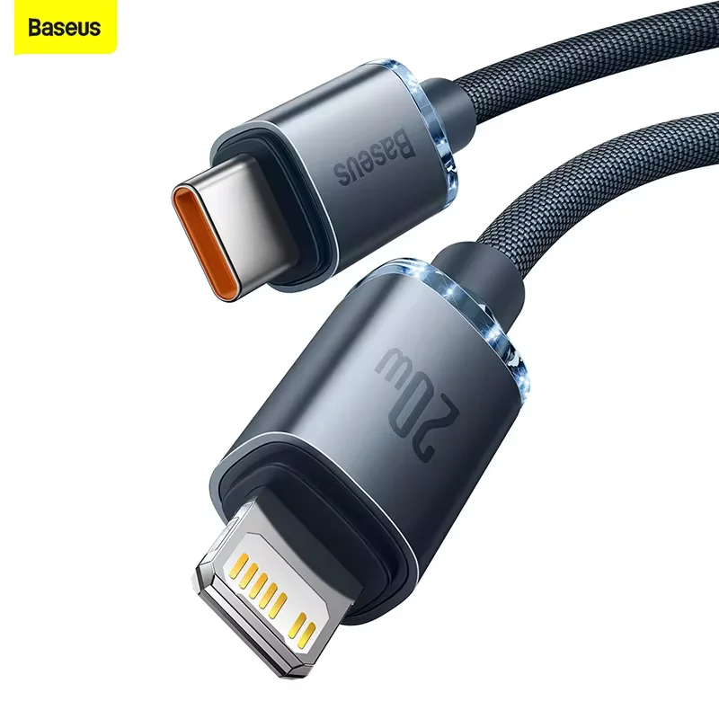 Baseus 20W USB C Cable for iPhone 14 13 12 Pro Max XR 8 PD Fast ...