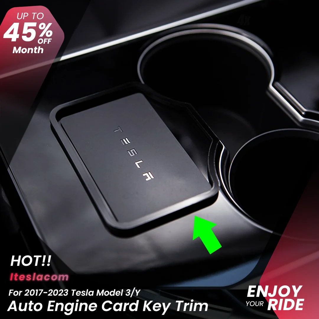 For-Tesla-Model-3-Y-Accessories-Three-2020-Car-Engine-Start-Card-Key ...